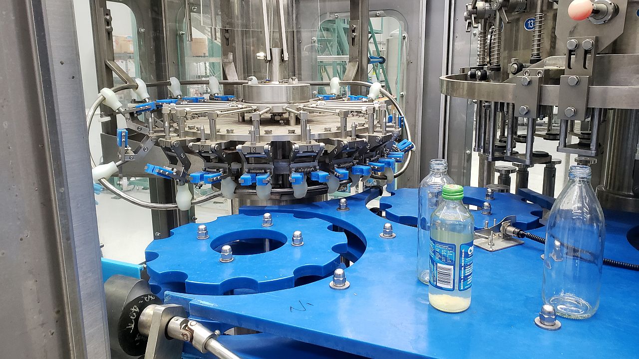For Sale NZ Used Continuous Glass Bottle Rinsing Filling and Capping ...