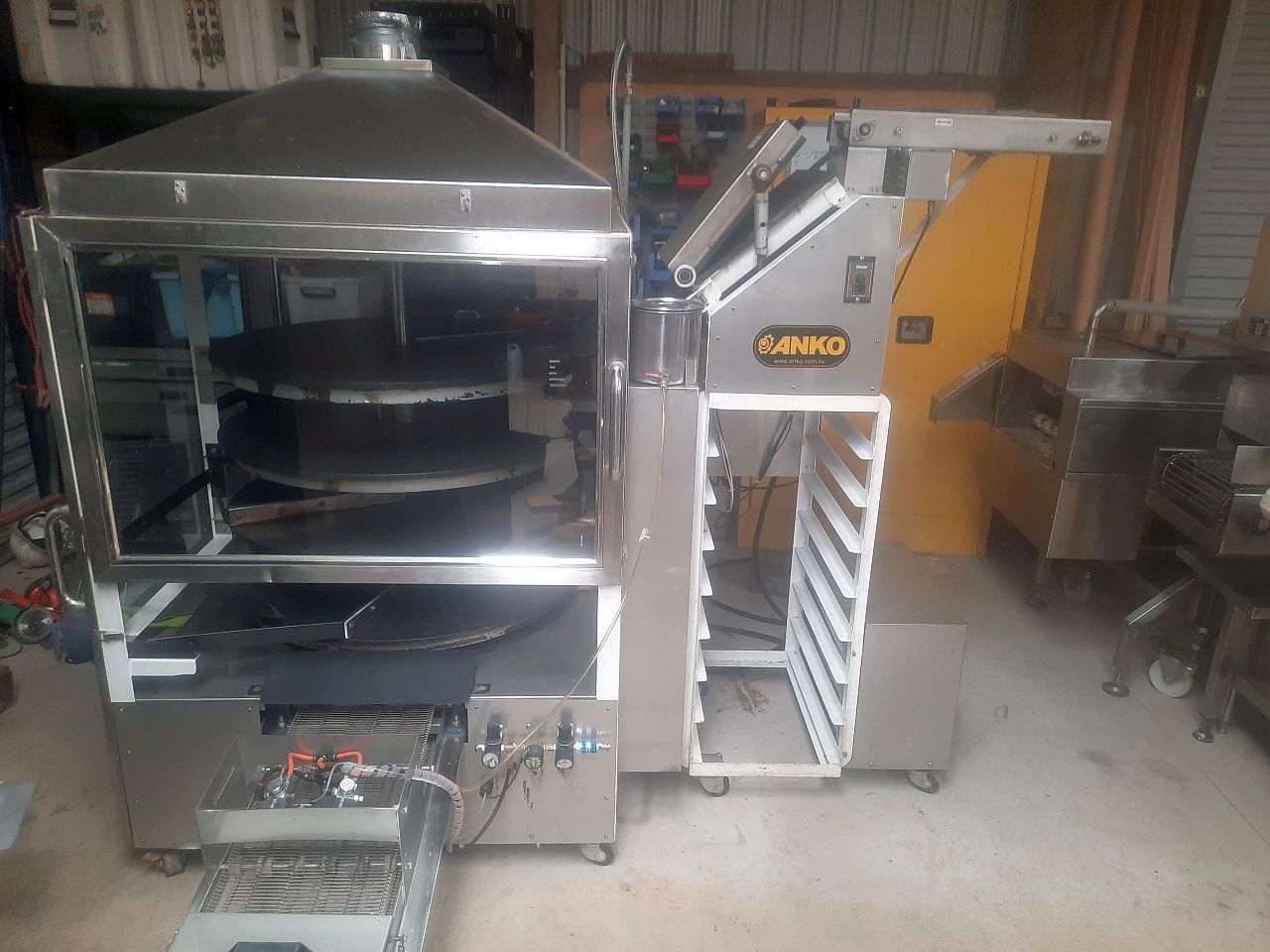 Used Chapati Tortilla Pressing Baking Former Cooker and Cooler For Sale ...