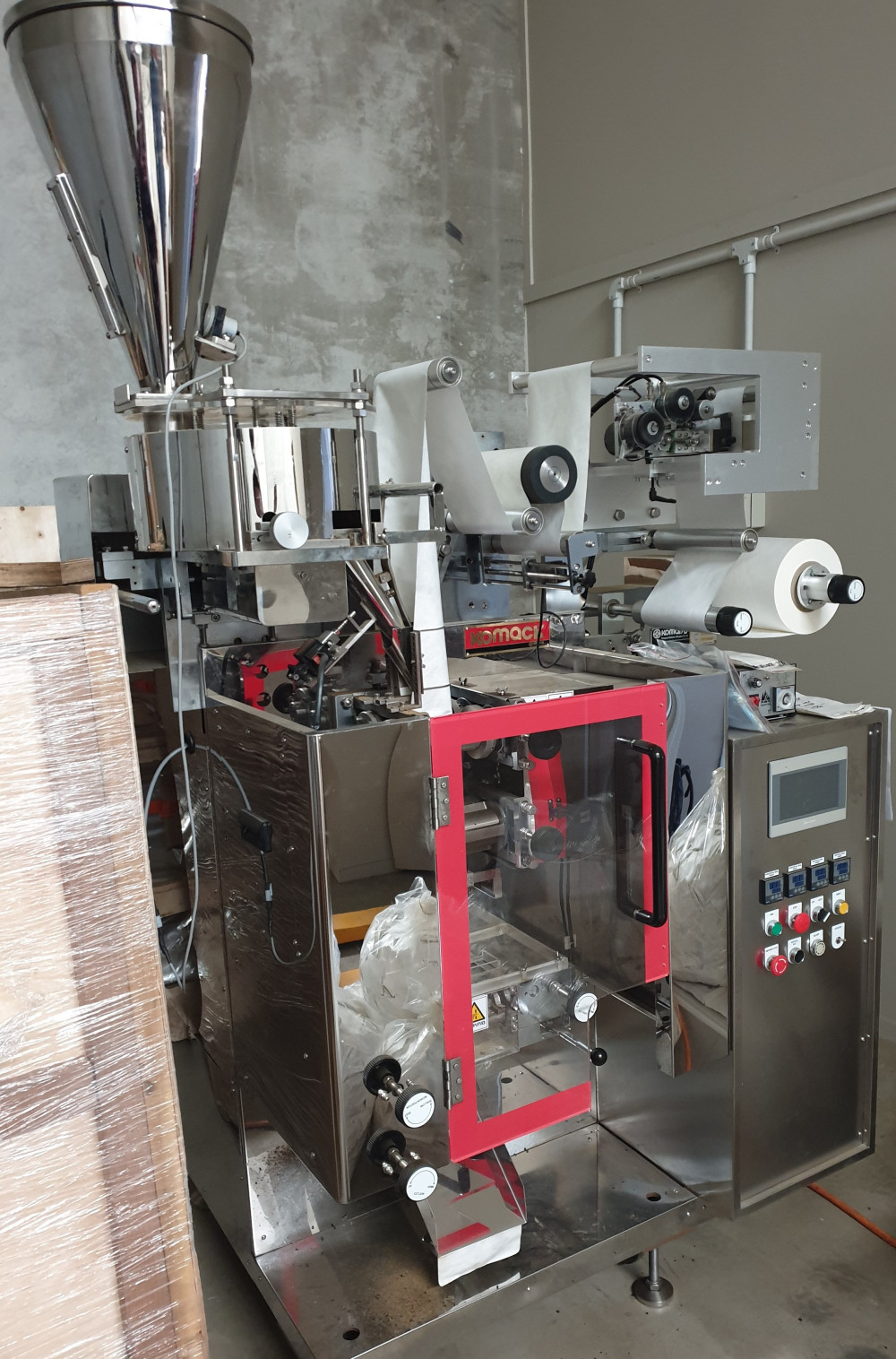 Used KOMACK GRANULE VERTICAL FORM FILL & SEAL PACKER For Sale NZ