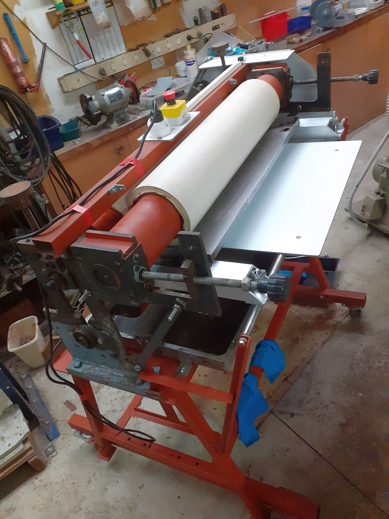 For Sale NZ Used Roller Applicator for Glue 750mm wide Suitable for ...