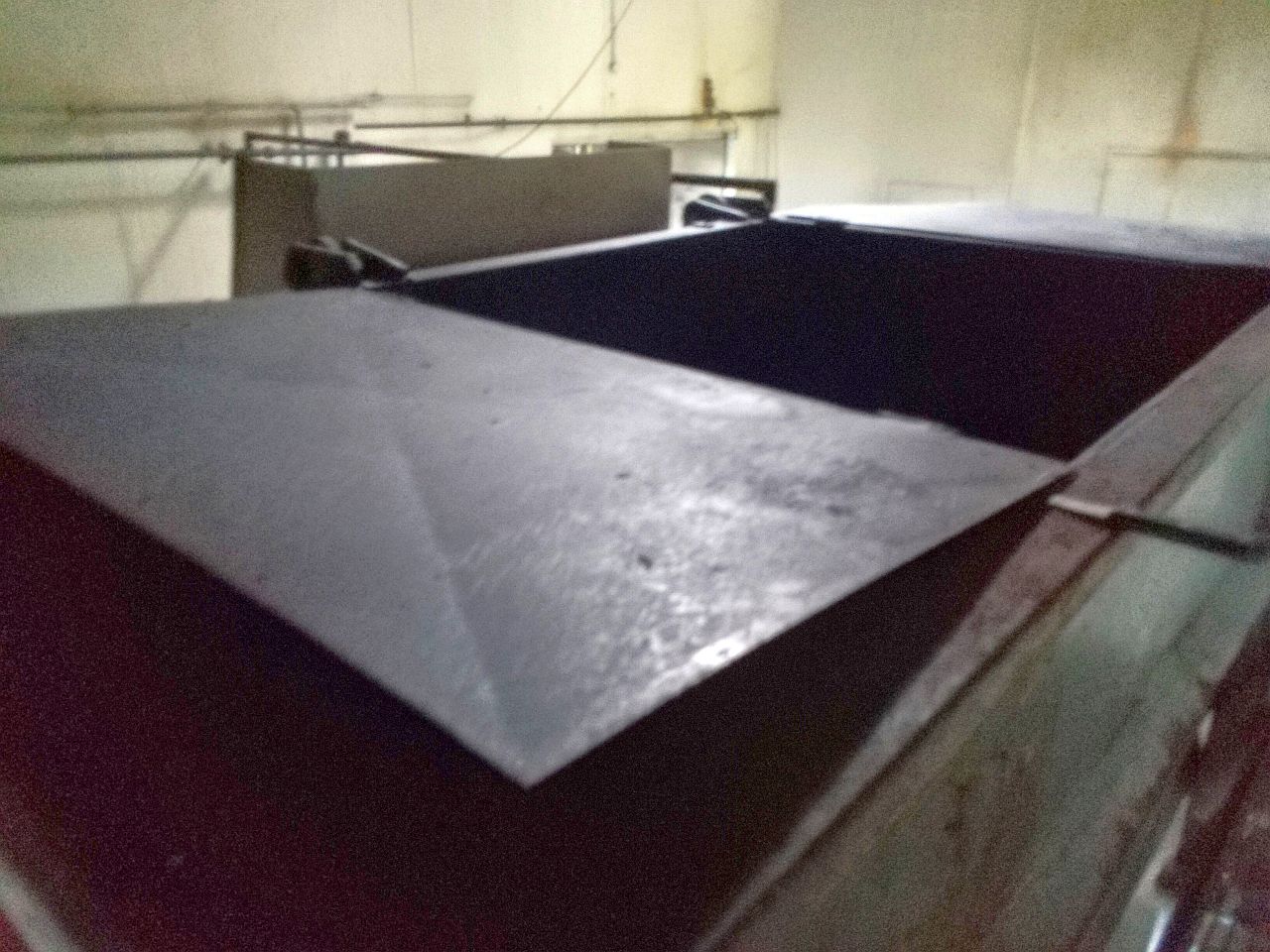 Used Live Steam Injection Ribbon Cooker with Bin Tipper and Bins For ...