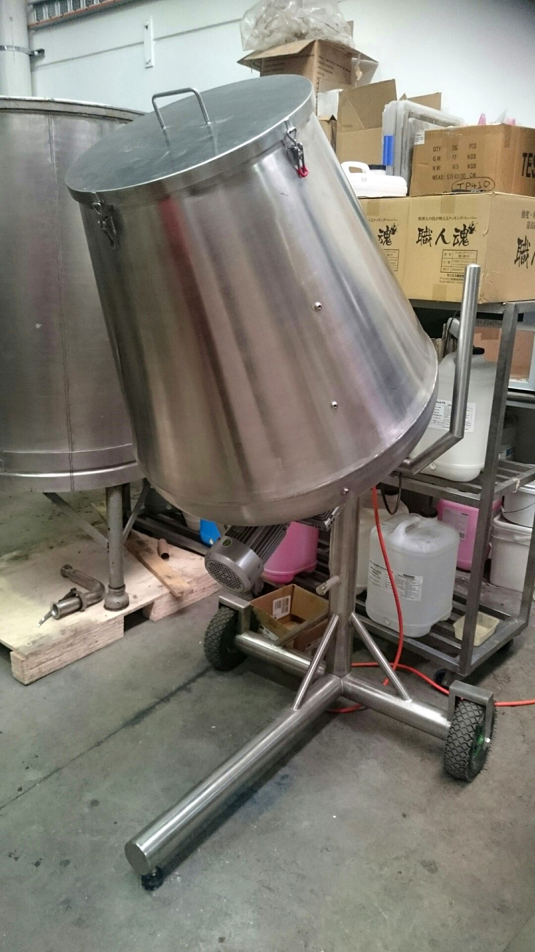 For Sale Stainless Steel Concrete Style Tumble Mixers Australia