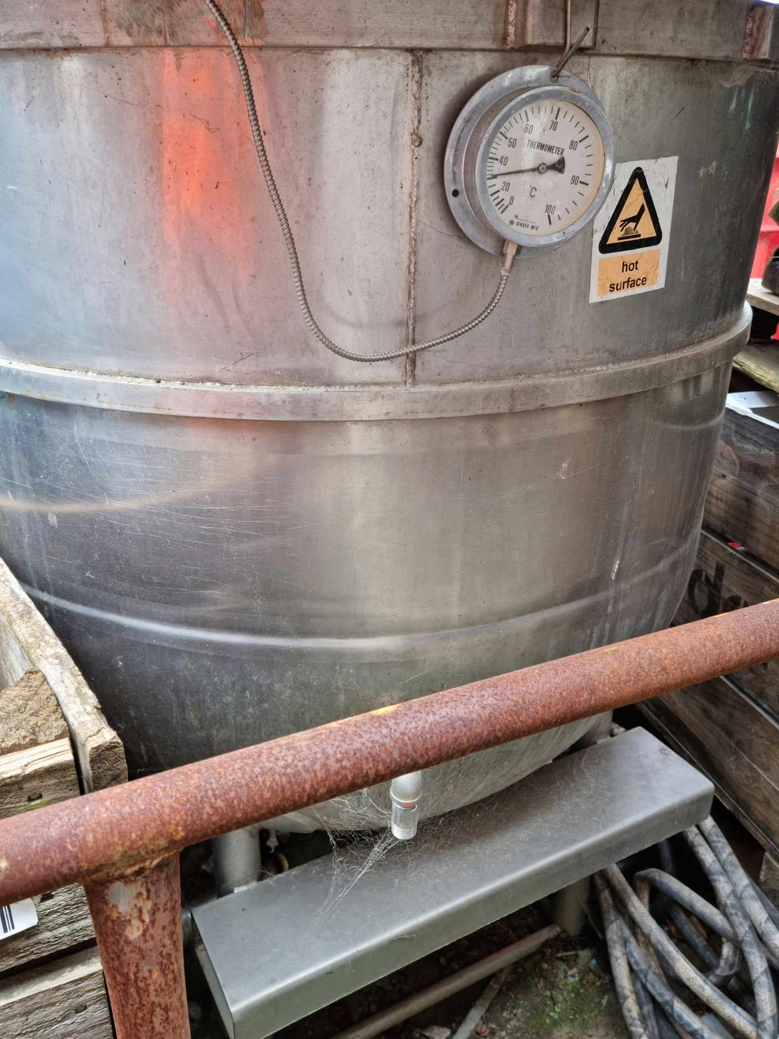 Used Fully Stainless Steel Steam Jacketed Pan For Sale NZ